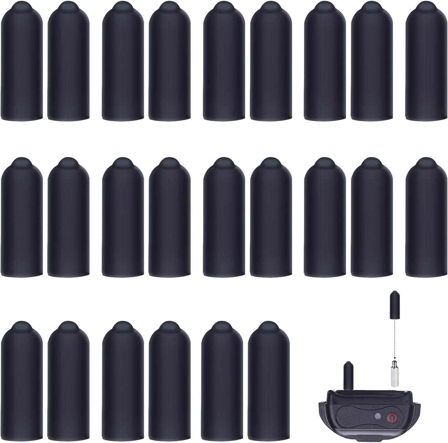 Amazon.com : Silicone Covers for Shock Collar,24 Pieces Column ...