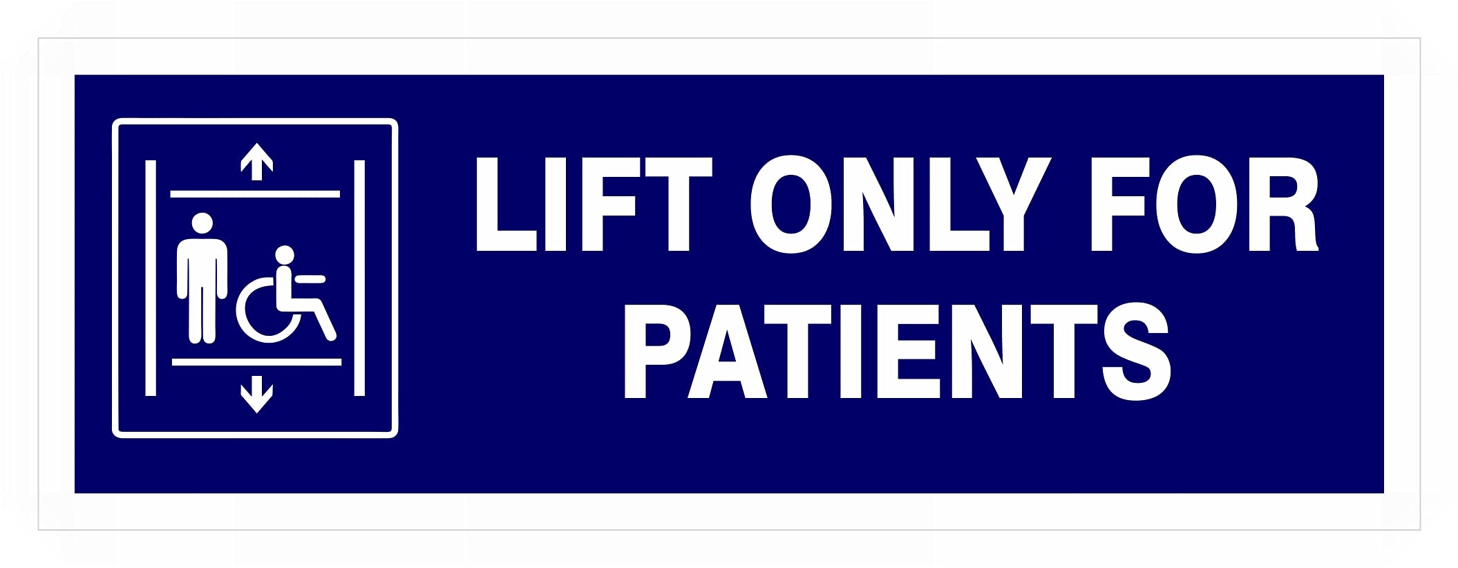 Buy ZEDEF Lift for Patients ONLY Sign Board for Hospitals and Clinic's ...