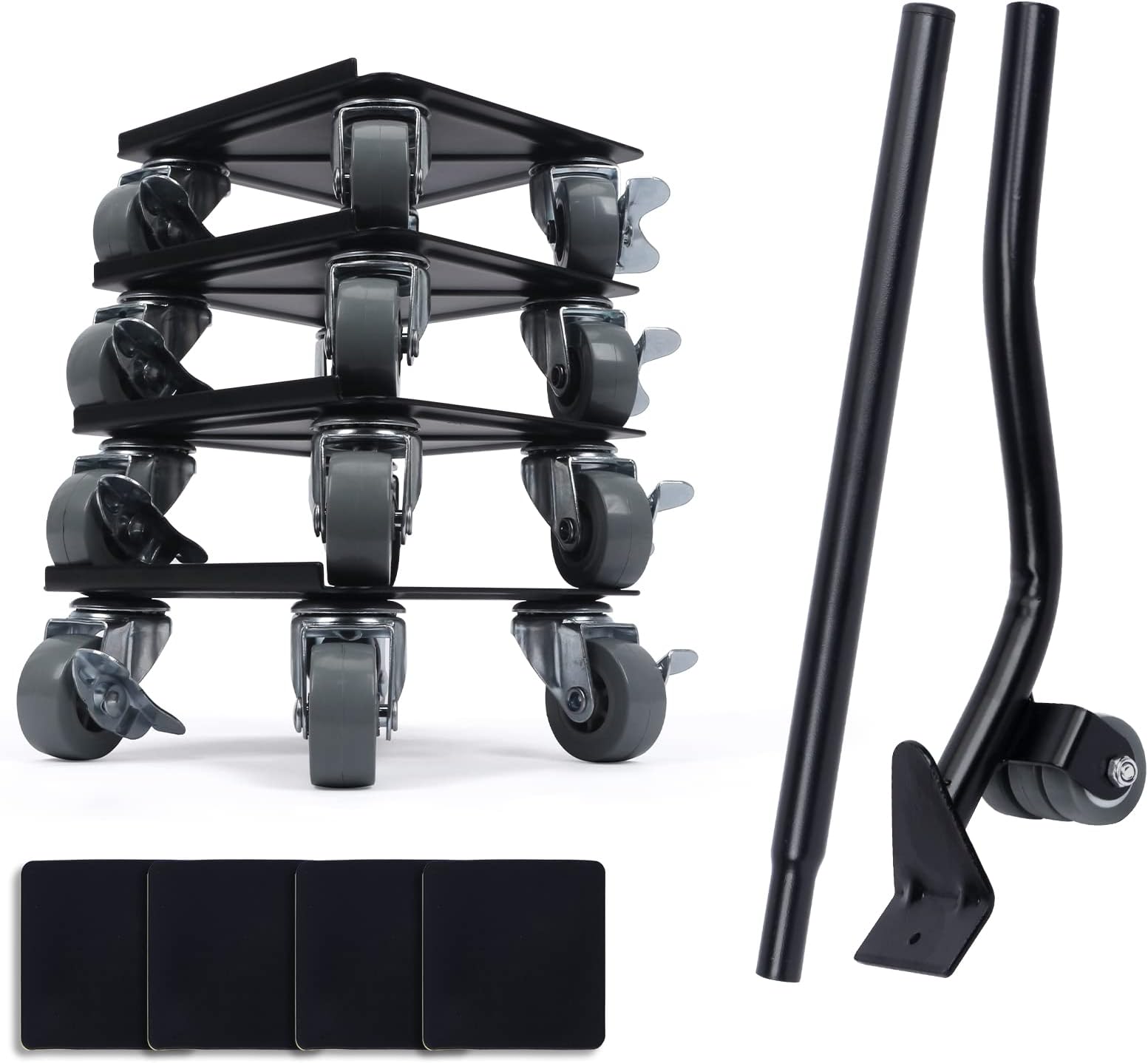 Caster Dolly 3 Wheel for Heavy Furniture Removal Moving PACK of FOUR ...