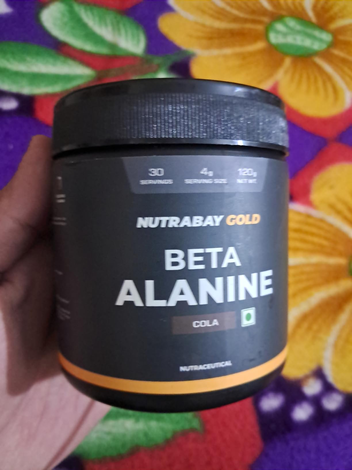 Nutrabay Gold Beta Alanine Supplement Powder - 120g, Lemon Flavor | Pre ...