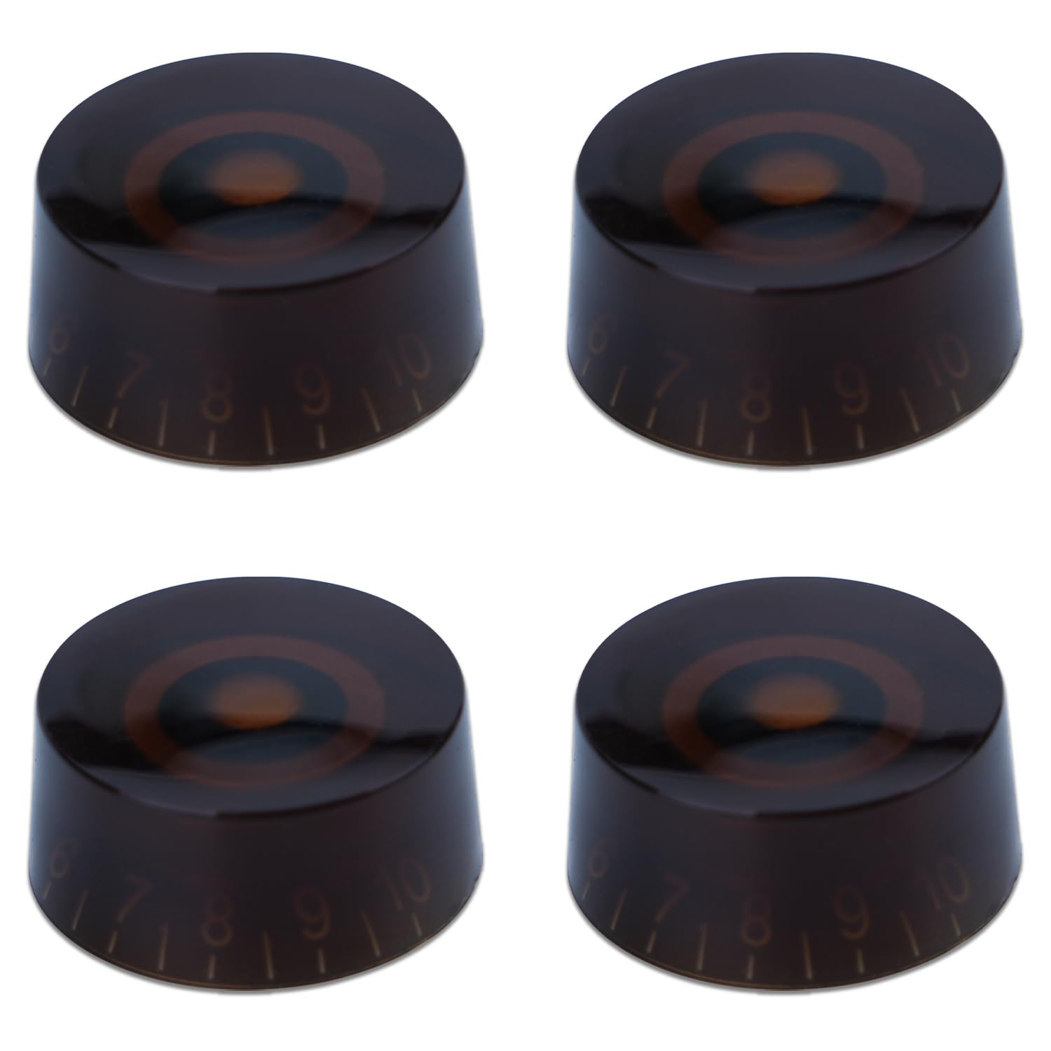 Snapklik.com : Electric Guitar Knobs Brown Speed Volume Tone Control Knob For Les Paul Gibson ...