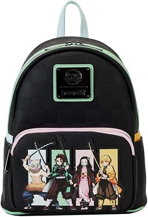 Amazon.com: Loungefly Demon Slayer Heroes Group Mini Backpack ...