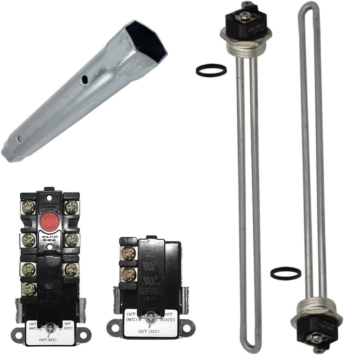 EWH-02 Electric Water Heater Tune-Up Kit, Water Heater Parts - Two ...