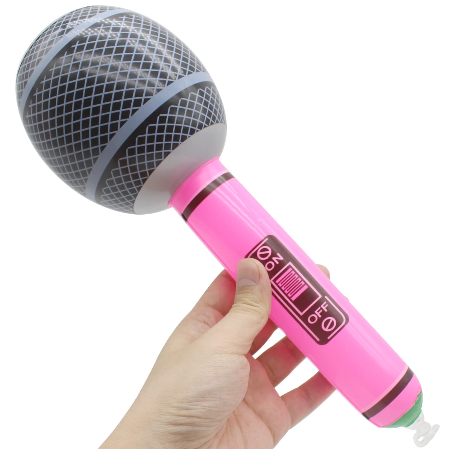 LRMYS 32CM Inflatable Microphone, Big Size Blow Up Disco Party Mic Toy ...