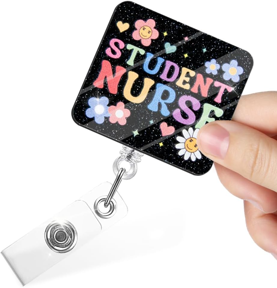 Amazon.com : Plifal Student Nurse Badge Buddy Card Holder Nurse Nursing ...