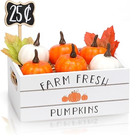 Amazon.com: Thanksgiving Decor, Fall Tiered Tray Decor, Fall Pumpkin ...