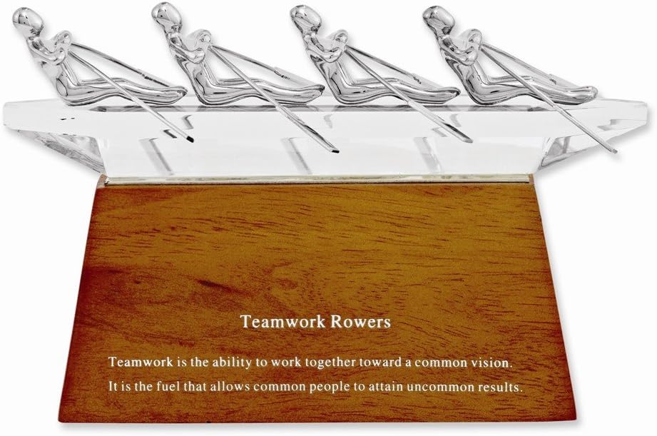 Amazon.com: Teamwork Crystal Inspirational Desk Sculpture : Clothing ...