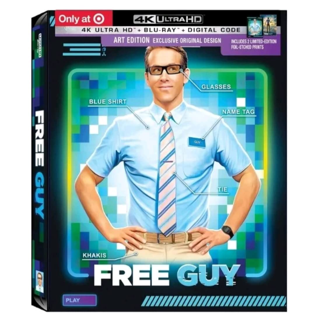Amazon.com: FREE GUY (TARGET EXLCUSIVE) Art edition : Movies & TV
