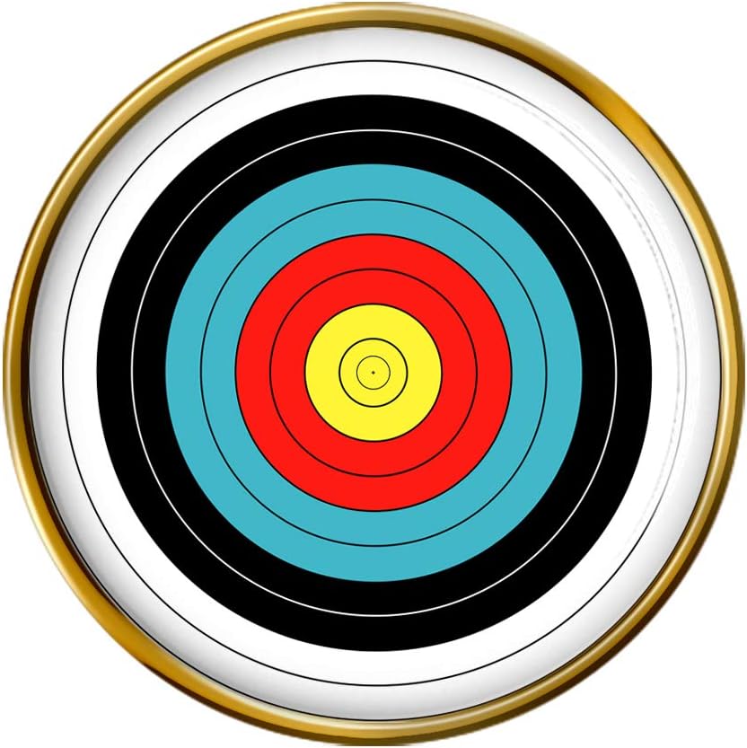 Archery Target Pin Badge : Amazon.co.uk: Fashion