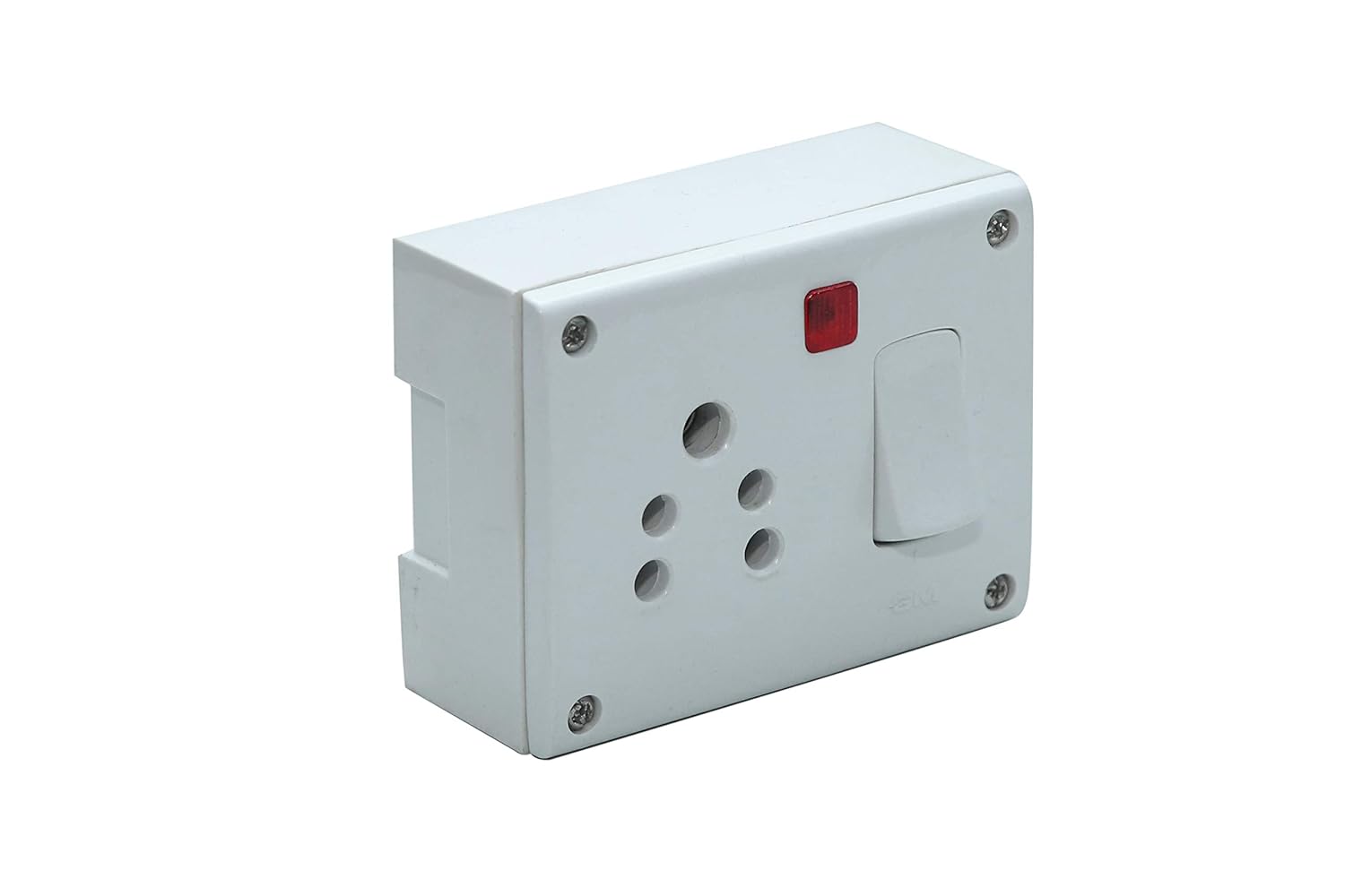 GM 10Amp Switch Socket Combined with Indicator and Gang Box| Pack of 1 ...