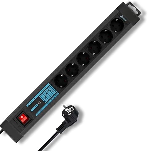 Pailvens Netzfilter Steckdosenleiste HiFi, 8 Fach Entstörfilter ...