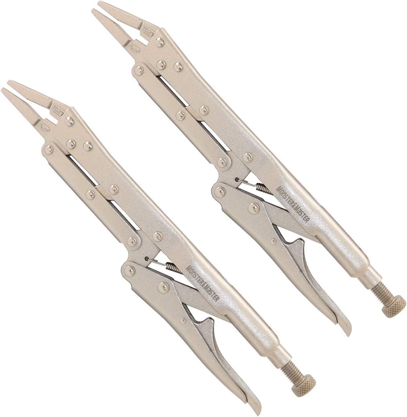 Amazon.com: Monster&Master Straight Extended Locking Plier Set, 2-Piece ...