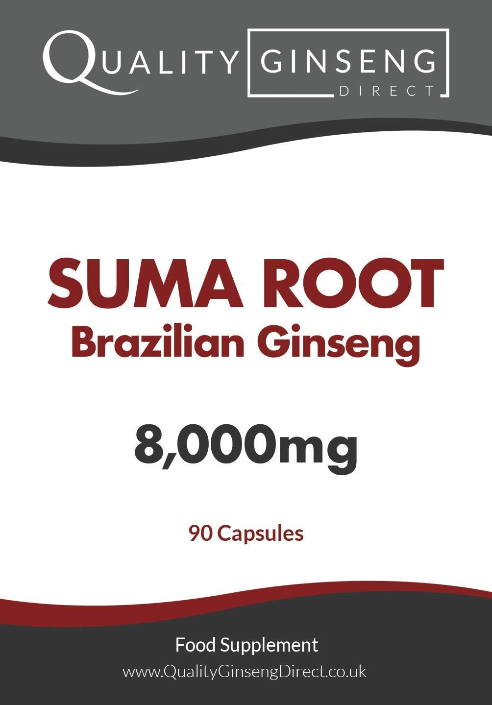 Suma Root – Brazilian Ginseng – 8,000mg Capsules (90) – BigaMart