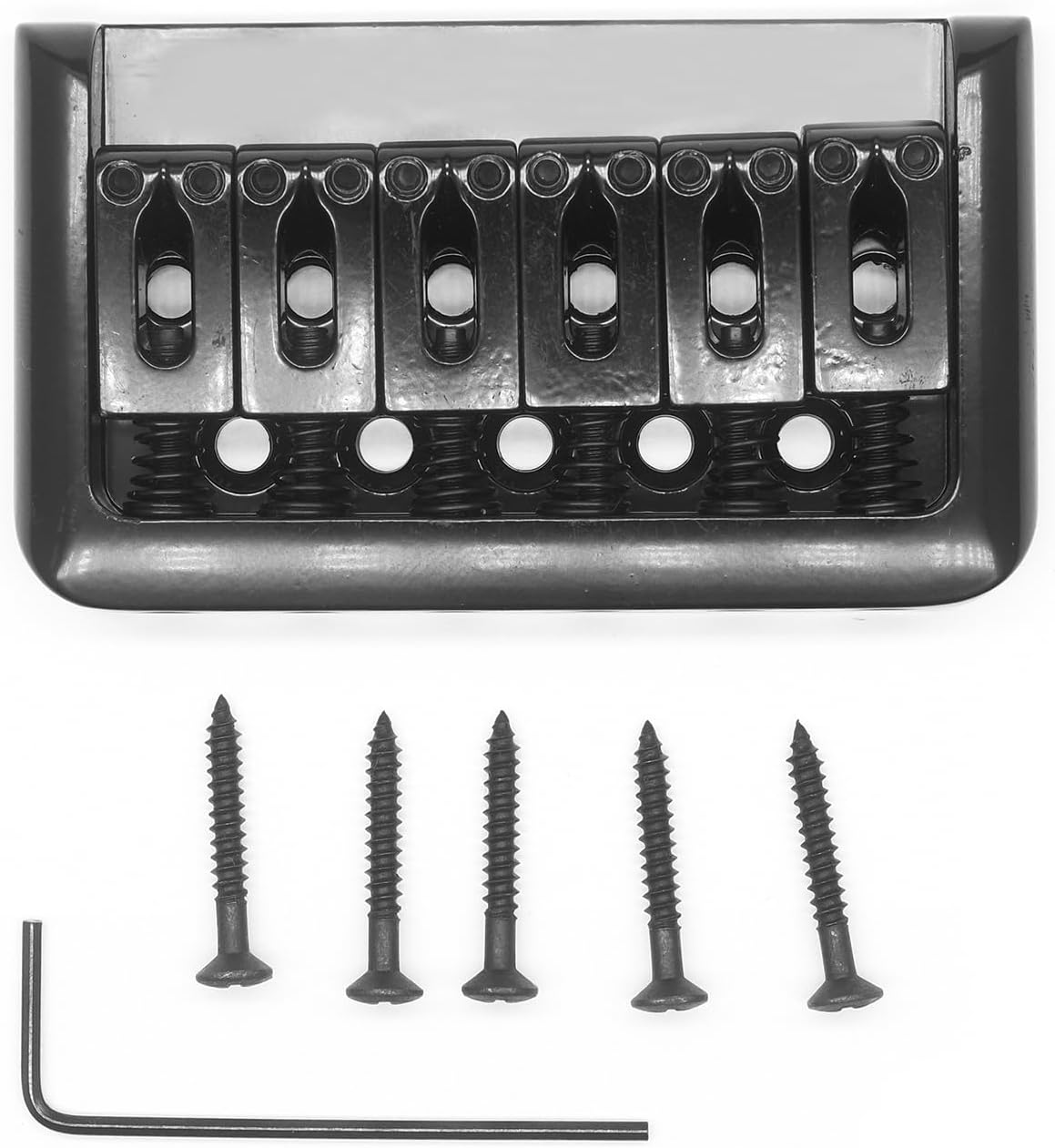 Amazon.com: harpfeas 52.5mm Fixed Hardtail Bridge Non-tremolo Electric ...