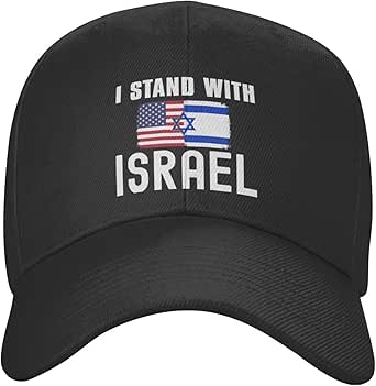 Kkaingg I Stand with Israel, American USA Flag,Support Israeli Baseball ...