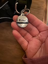 Pet Supplies : Stainless Steel Cat ID Tags - Engraved Personalized Cat ...