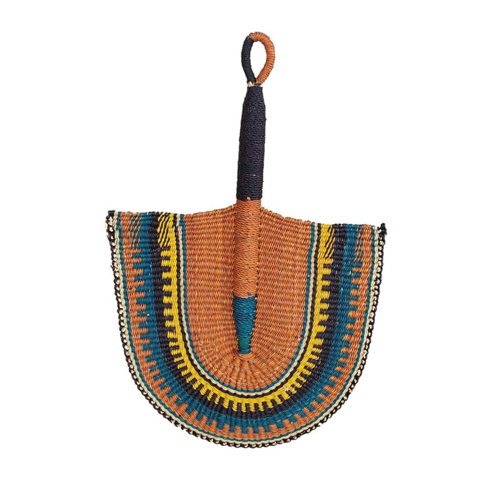 Amazon.com: Handmade Woven Wedding Fan-Rustic Wedding Favors Party Fan ...