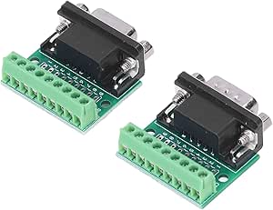 Amazon.com: MOTUZP DB9 Connector 9 Pin 9 Hole Conversion Board DB9 ...
