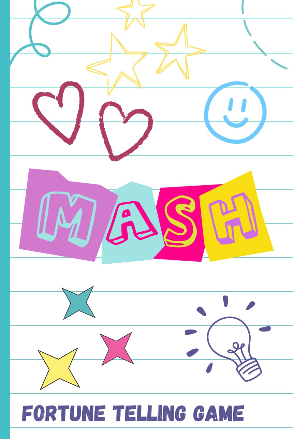 Amazon.com: MASH Game Fortune Telling Game: Party Game for Girls, Paper ...