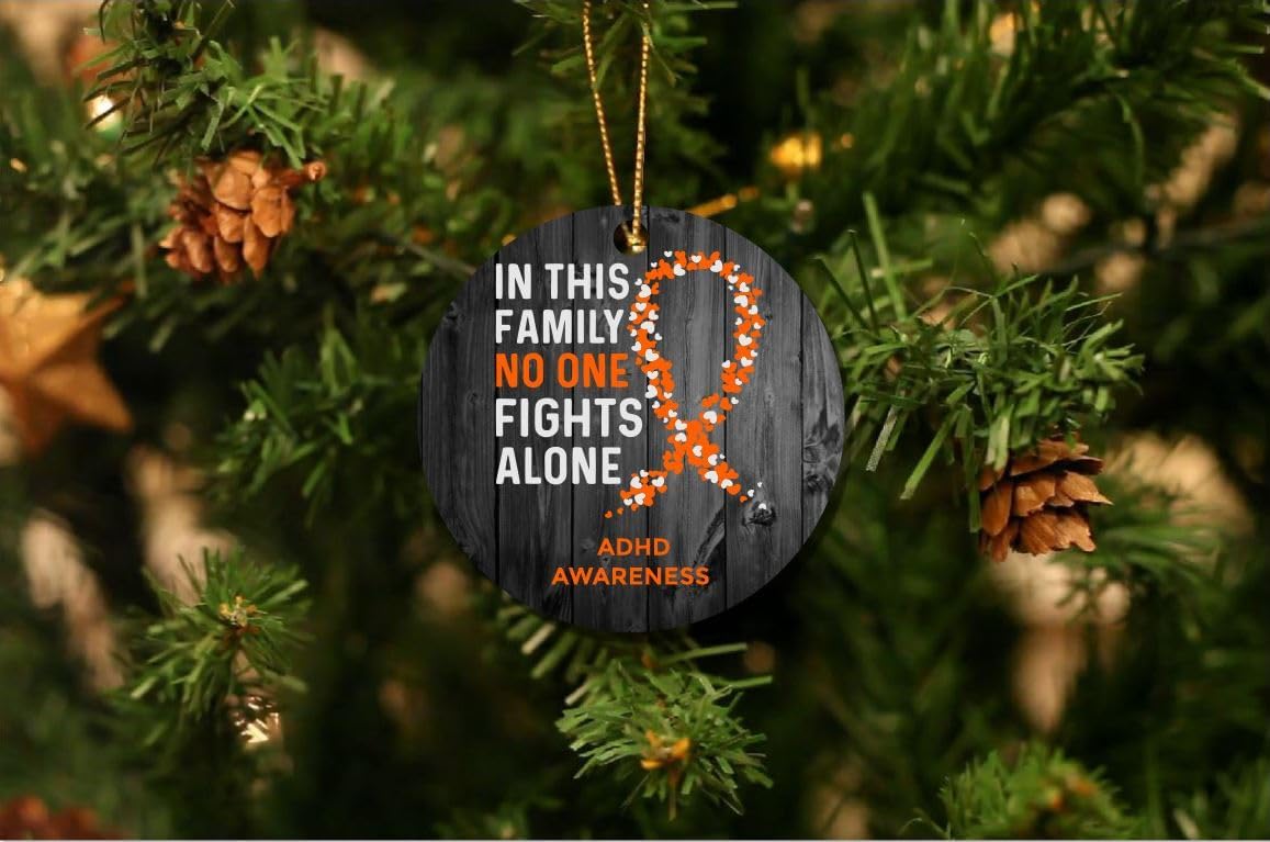 Amazon.com: ADHD Awareness Christmas Ornament. This Item is a Classic ...
