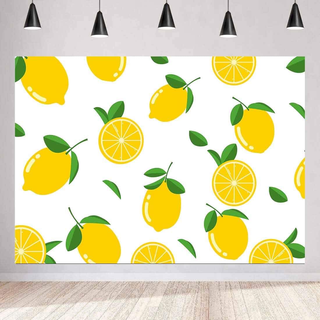 Amazon.com : Fruit World Backdrop Lemon Photography Background Themed ...