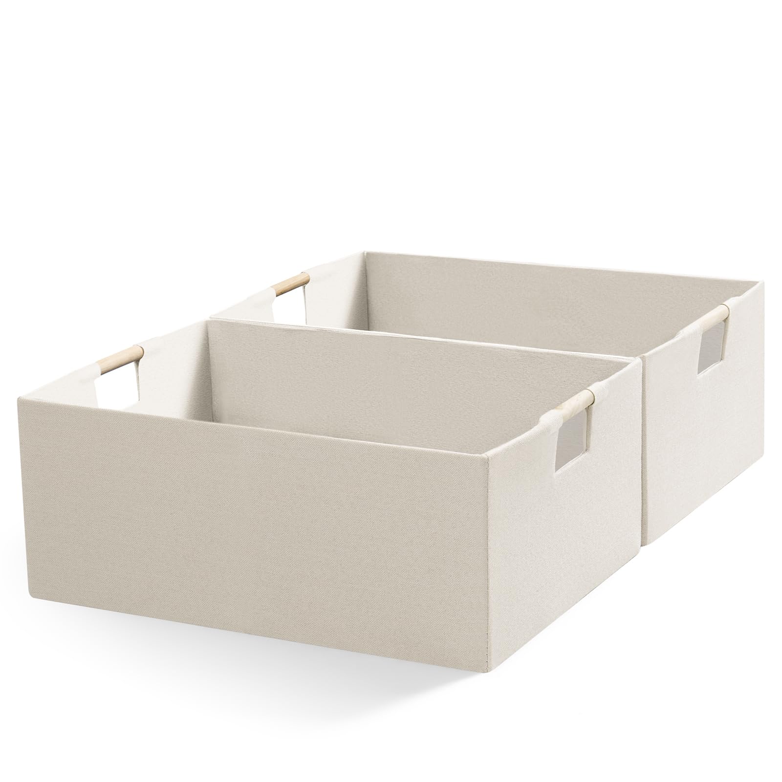 Amazon.com: Foldable Fabric Storage Cubes, 2 Packs Cloth Storage ...