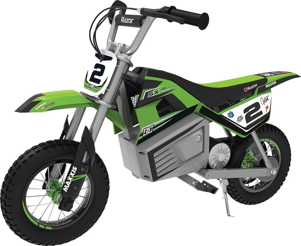 Amazon.com: Razor SX350 Dirt Rocket McGrath Electric Motocross - Green ...