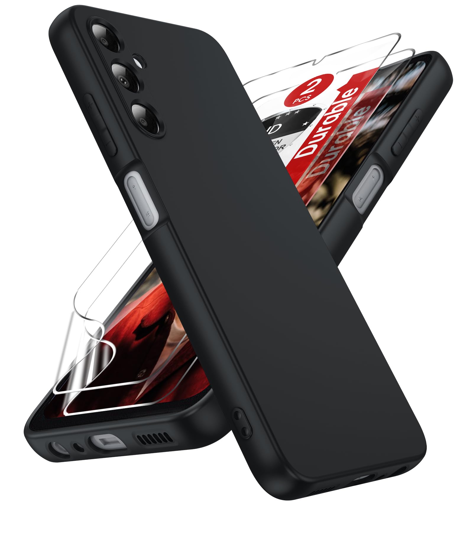 Amazon.com: LeYi for Samsung Galaxy A05S Case: Samsung A05S Case with 2 Pack HD Screen Protector ...