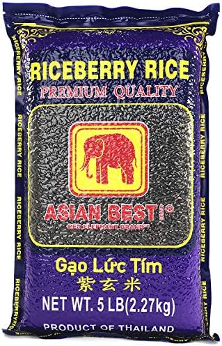 Amazon.com : Asian Best Riceberry Rice, 5 Lb : Grocery & Gourmet Food