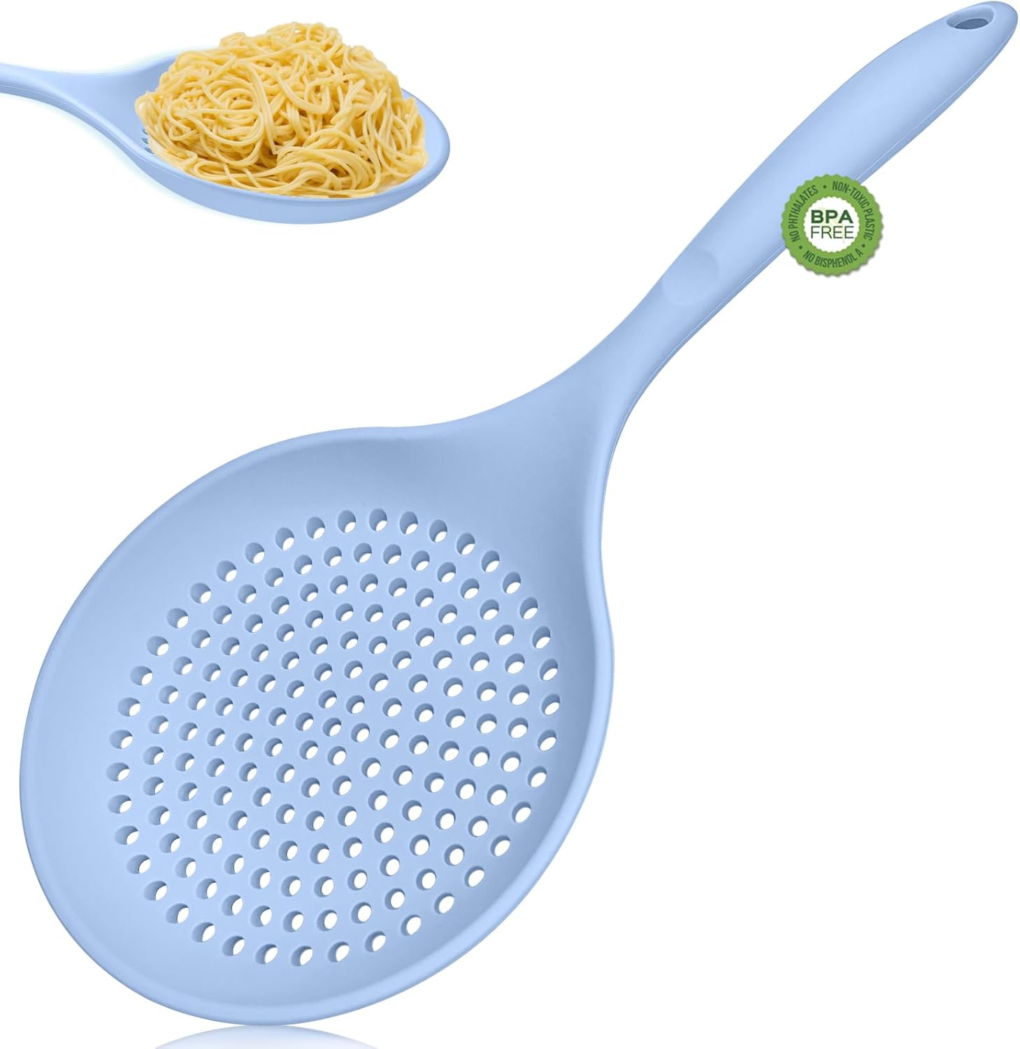 Amazon.com: GDDGCUO Large Cooking Skimmer Spoon, Silicone Slotted Spoon ...