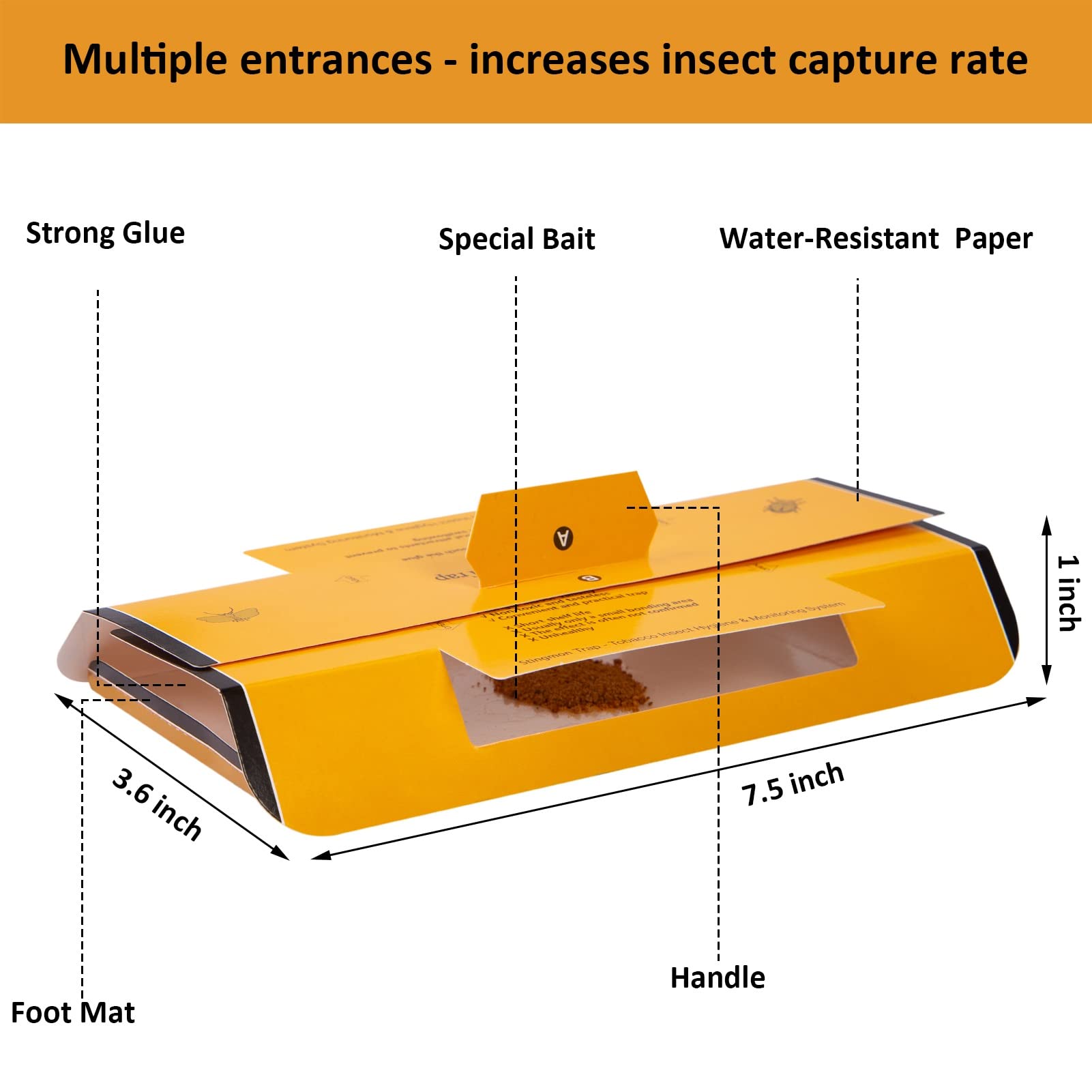 12 Pack Roach Traps Roach Killer Indoor Infestation, Cockroach Killer ...
