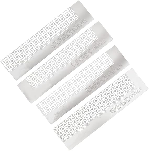 Amazon.com: Eforcase 4PCS Diamond Ruler Set - Stainless Steel Mesh ...