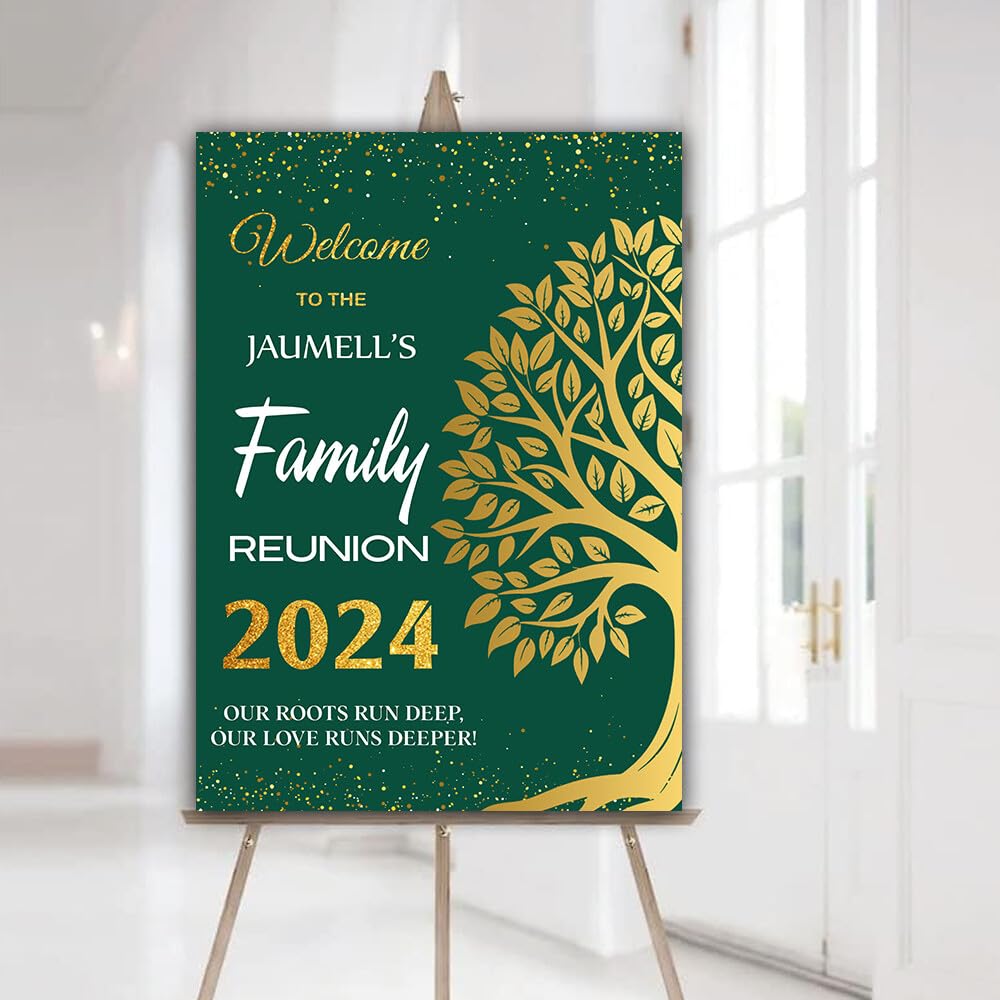 Amazon.com: Personalized Family Reunion Welcome Sign, Family Reunion ...