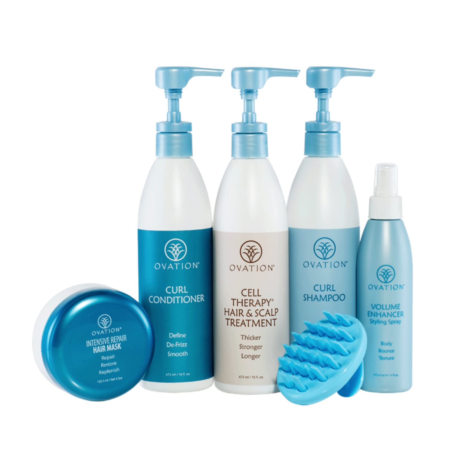 Amazon.com: Ovation Hair Holiday Gift Set - Curl System with Cell ...