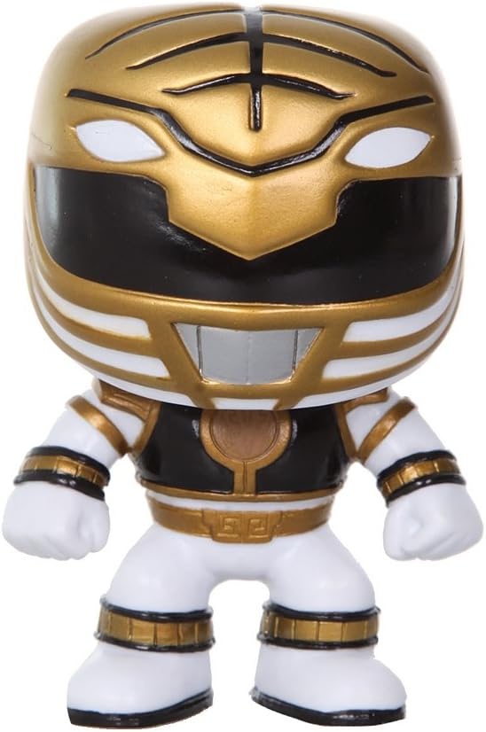 Amazon.com: Funko POP Television: Power Rangers White Vinyl Figure ...