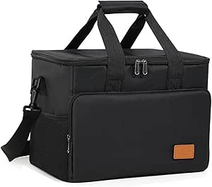 Amazon | VARMHUS クーラーボックス 大容量 22L クーラーバッグ 耐摩耗 保冷バッグ 保温 水漏れ防止 お弁当 収納バッグ 折り畳み収納可能 3層断熱 手提げと肩掛け両用 ...