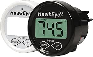 HawkEye DT2BX-TM in-Dash Depth Sounder with Air and Water Temperature ...
