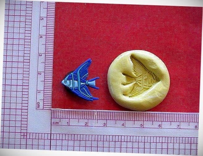 Amazon.com: Chocolate Molds Angel Fish Silicone Mold A900 For Candy ...