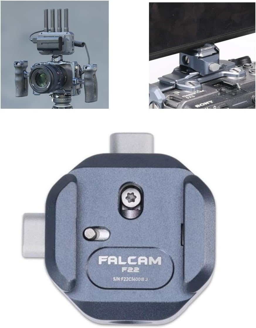 Amazon.com : FALCAM F22 Dual Head Base No Need to Screw, Suitable for ...