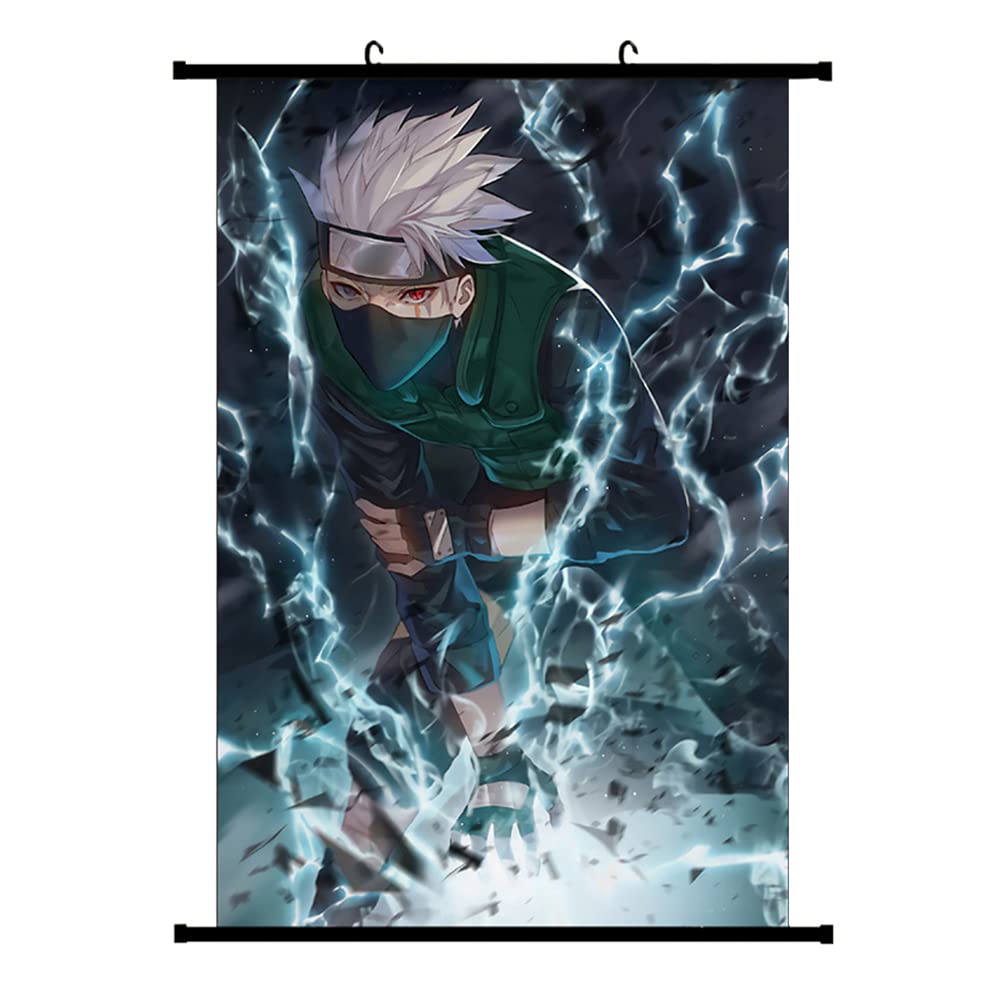 Buy Anime s Scroll Kakashi Anime Wall Art Aesthetic Room Decor Canvas ...