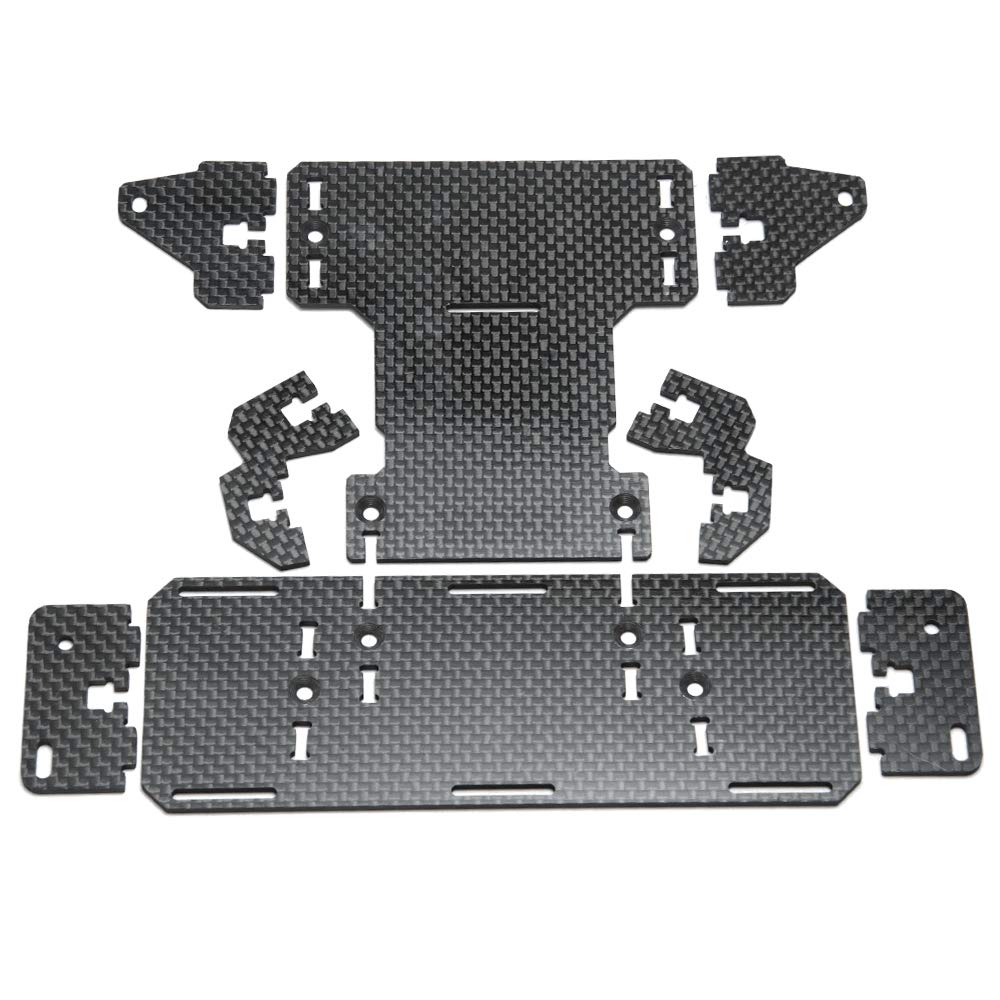 Snapklik.com : Carbon Fiber RC Battery Tray Front Battery Holder ...