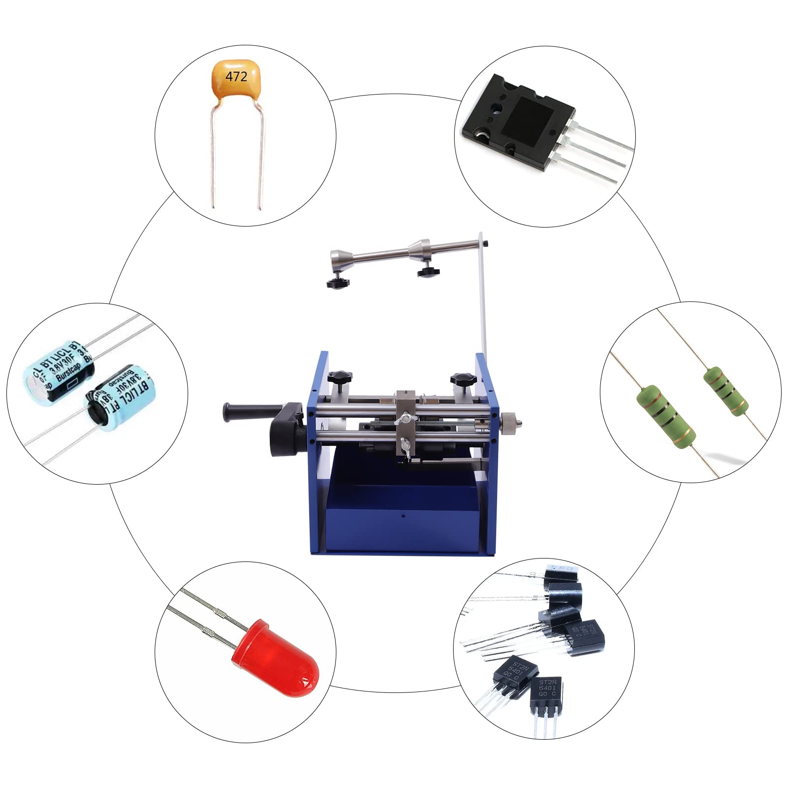 Manual Axial Lead Bender F Type Resistor Forming Machine - & Cutter ...
