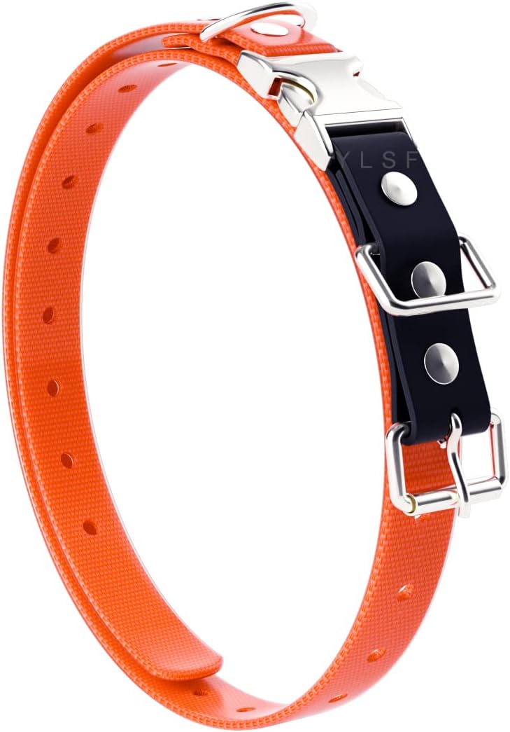 Amazon.com : 3/4" Biothane Dog Buckle Collar Quick Snap Strap for ...