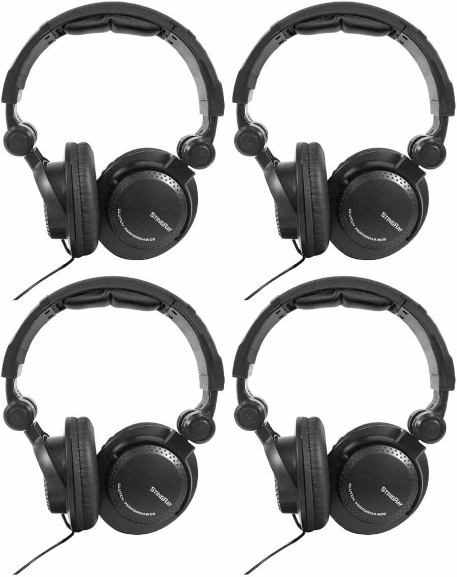 Amazon.com: Clutch Professional Foldable Black DJ Studio Reference ...