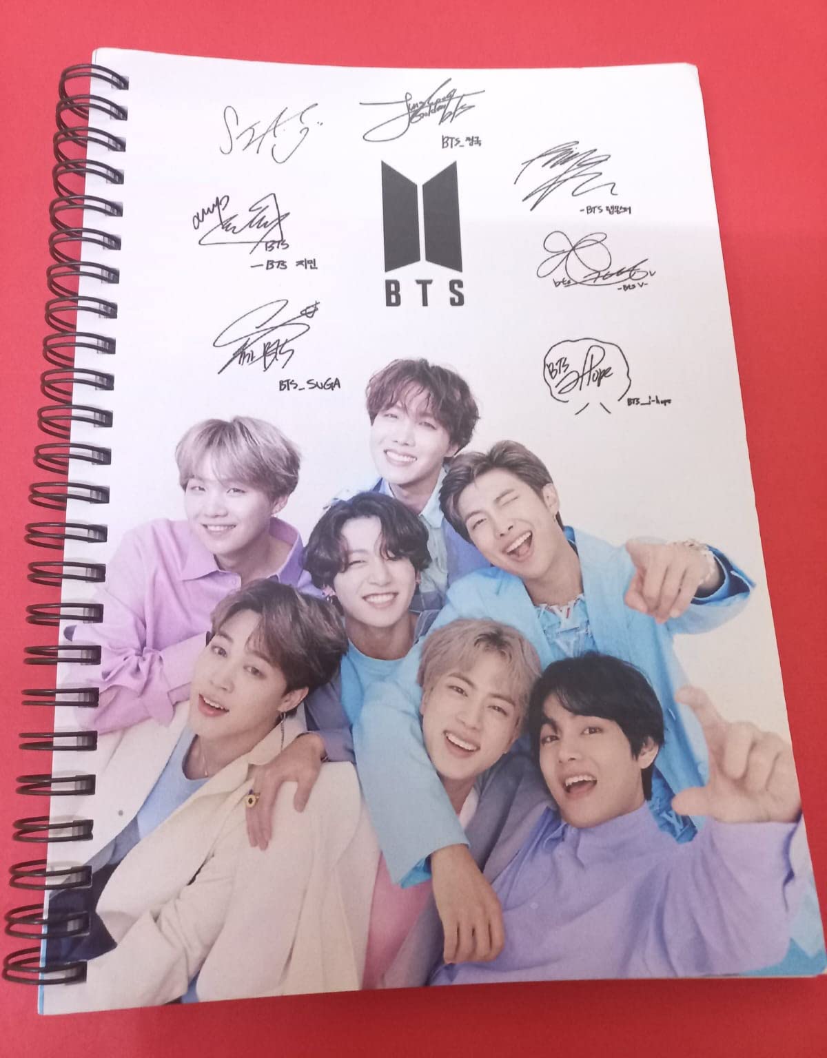 ShivaArts BTS Signature Diary | A5 160 Pages Unruled Diary 80 sheets ...