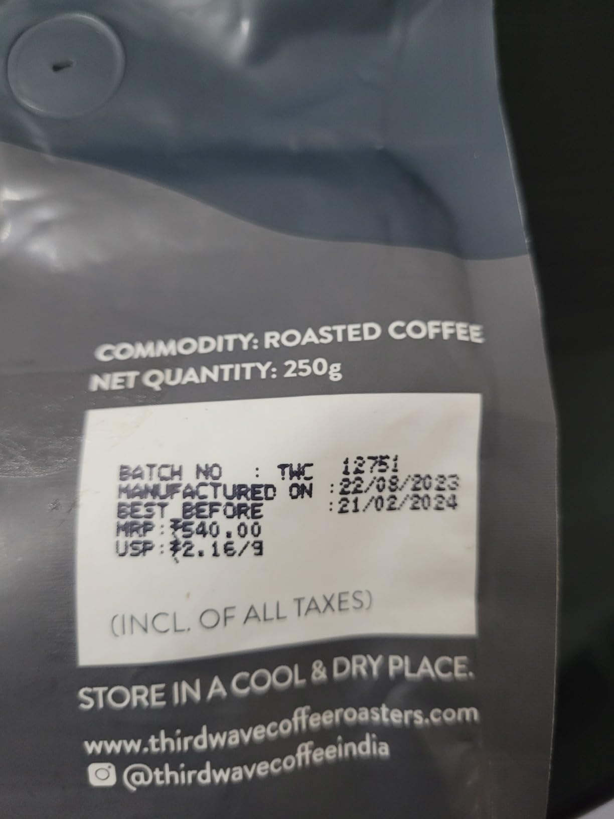 Third Wave Coffee Roasters Coffee The El Diablo Blend|100% Arabica ...