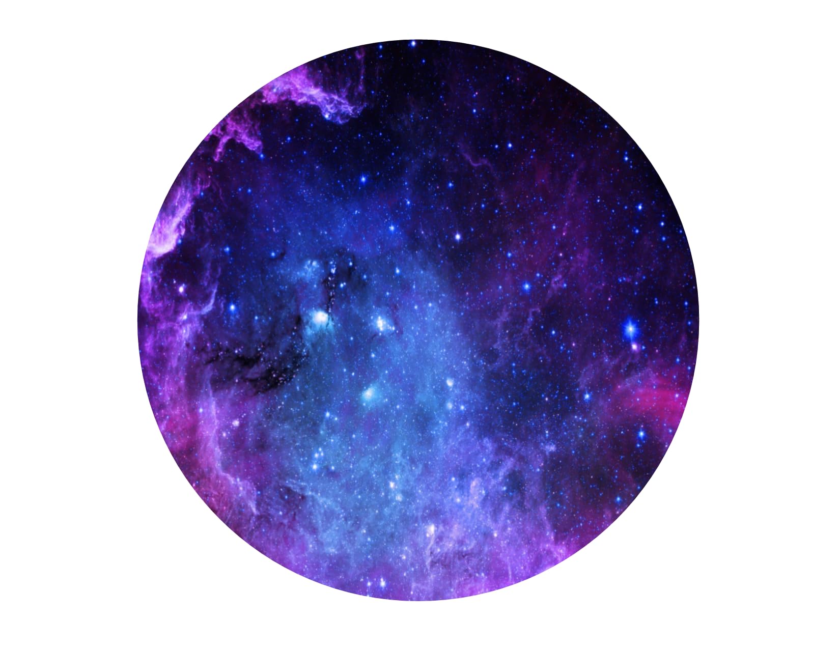 Amazon.com: Galaxy Edible Cake Topper- 8" Round Multi Color : Grocery ...