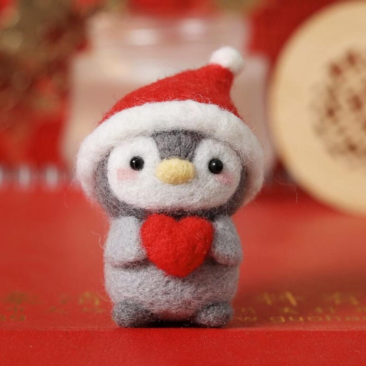 Amazon.com: WellieSTR (C Felting Kit, Penguin Needle Felting Kit ...