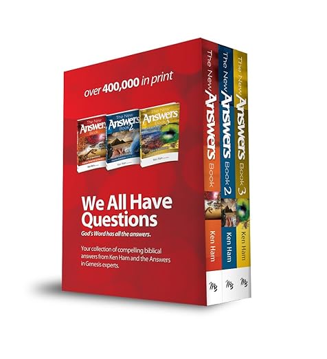 New Answers Book Box Set (Volume 1-3): Ken Ham: 9780890516379: Amazon ...