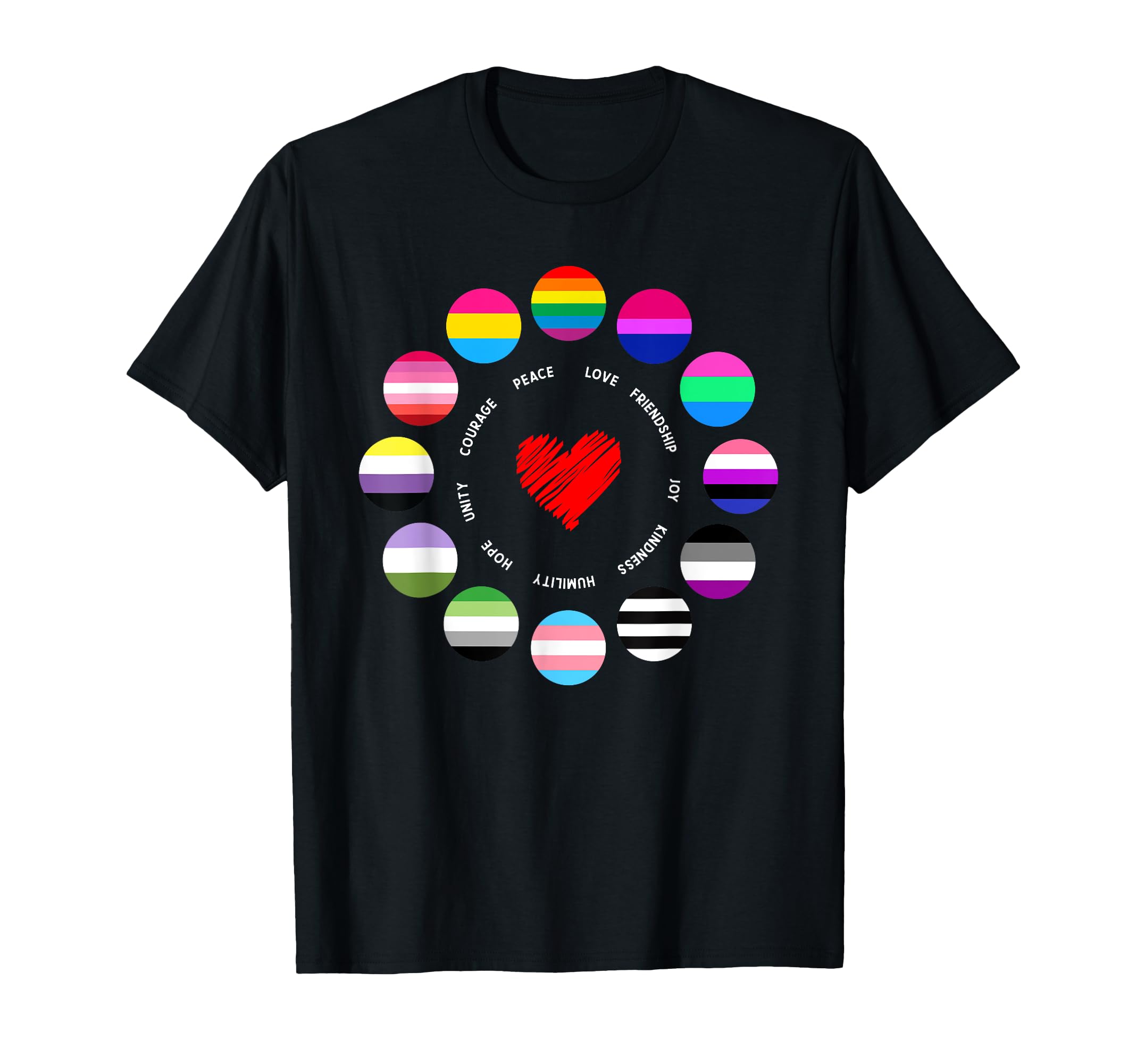 Amazon.com: Gay Pride LGBTQ Rainbow LGBT Pride T-Shirt : Clothing ...